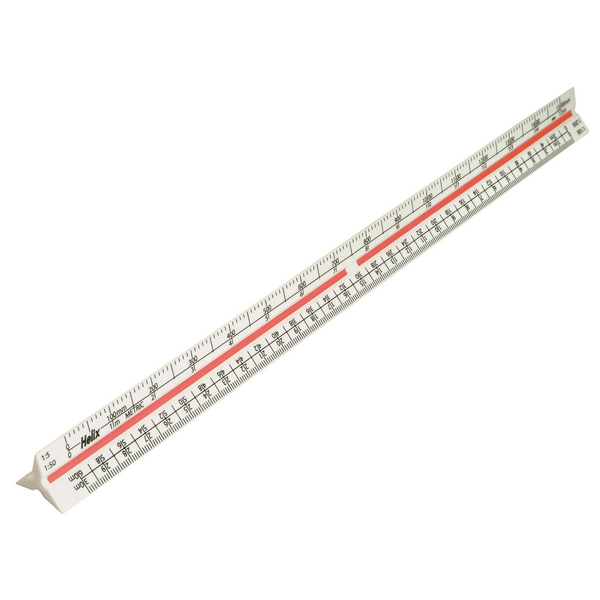 Helix K93070 Triangular Scale Ruler 30CM | Pacific Bookstores Pte Ltd